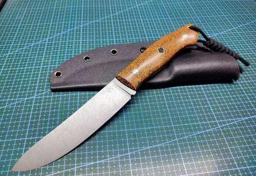Нож ручной работы фултанг jM390a / микарта