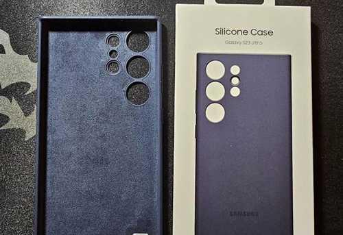 Чехол Samsung Silicone Case для S23 Ultra Navy