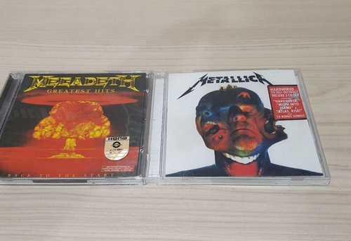 CD диски: Megadeth, Metallica