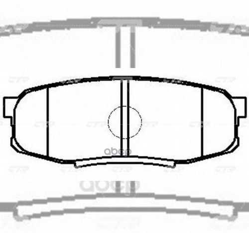 Колодки тормозные toyota land cruiser J200