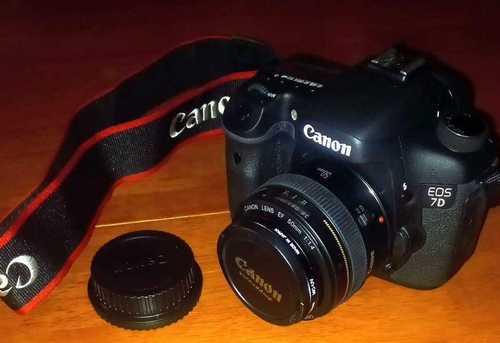 Зеркальный фотоаппарат canon EOS 7D
