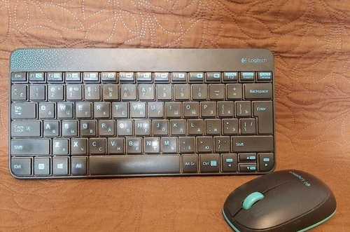 Клавиатура и мышь беспроводные Logitech K240
