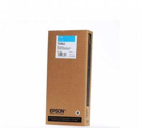 Струйный картридж Epson T5962 Голубой 118533