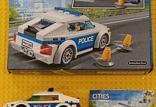 Lego City полиция + игровая пластина Lego