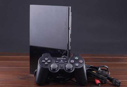 Консоль Sony Playstation 2 Slim 90008 Black Modbo