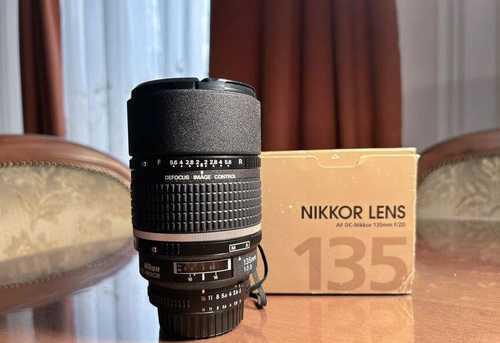 Объектив Nikon 135mm f/2D AF DC-Nikkor