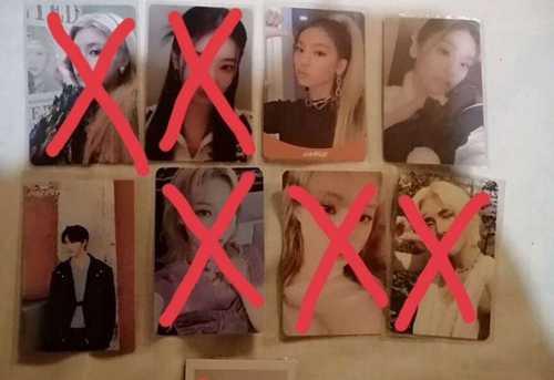 Карты straykids, itzy, aespa