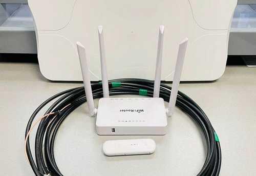 Комплект 4G Интернет "усиленный" в дом с антенной