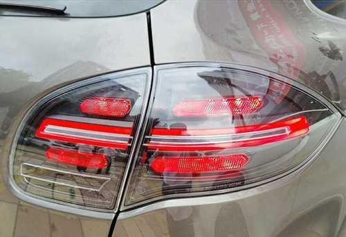 Задние LED фары на Porsche Cayenne 958, Black