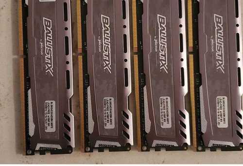 DDR4 Patriot Viper 4 Blackout, Crucial Ballistix L