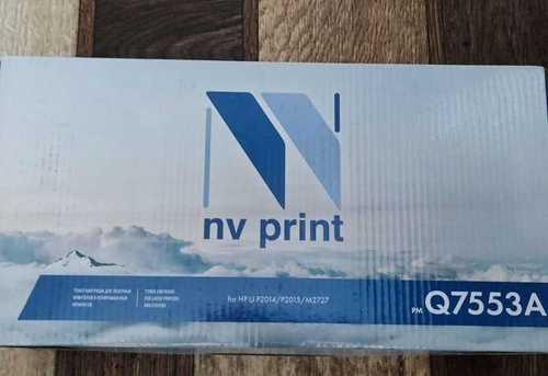 Картриджи Q7553A NV print