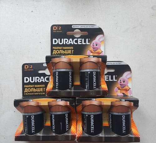 Duracell батарейки D2