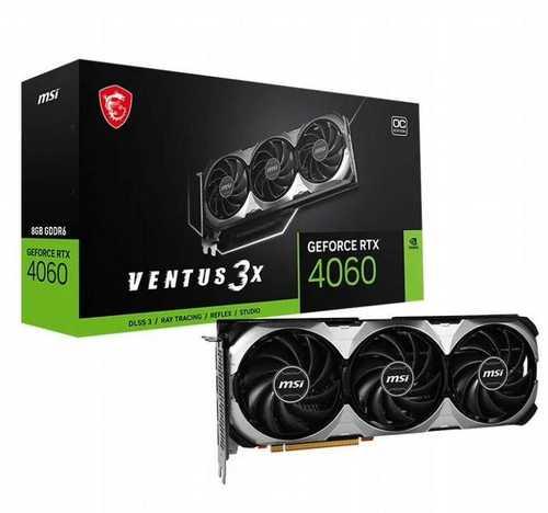 Видеокарта MSI GeForce RTX 4060 ventus 3X OC