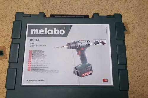 Шуруповерт Metabo BS 14.4 PowerMaxx новый
