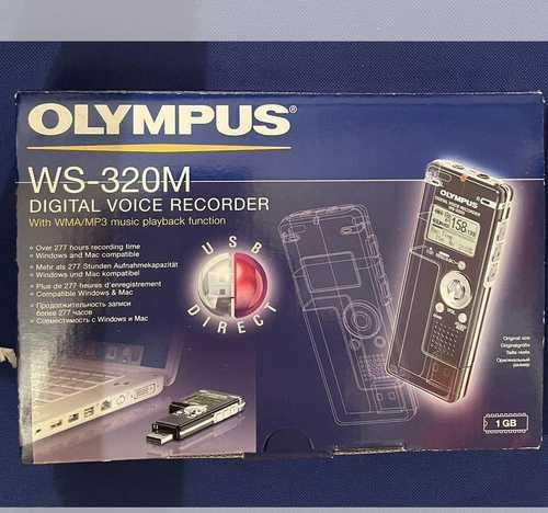 Диктофон olympus WS-320M