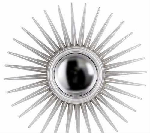 Зеркало солнце дизайнерское Спаркс серебро