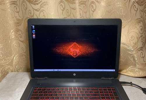 Игровой ноутбук HP omen 17.3 i7 7700 / GTX 1060