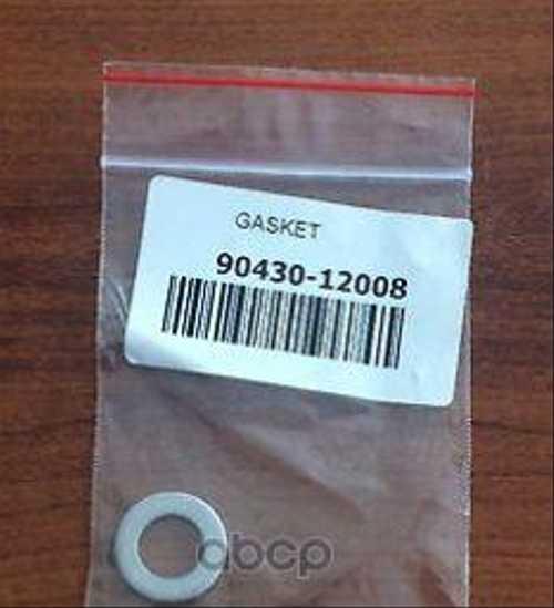 Прокладка пробки поддона кпп 90430-12008 toyota
