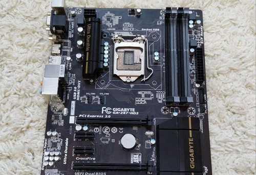 Материнская плата gigabyte ga-z87-hd3 LGA1150