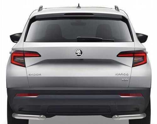 Защита заднего бампера d57 Rival Skoda Karoq 20