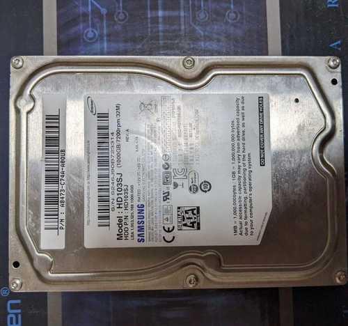 Жёсткий диск hdd Samsung 1 Тб