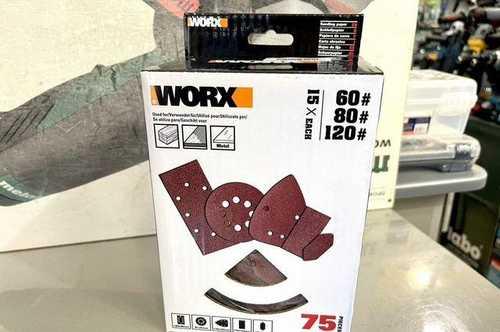 Набор шлифовальных листов worx WA2028 75 шт
