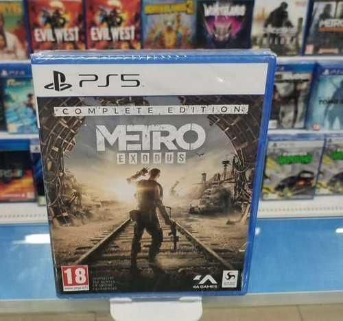 Метро Исход Metro Exodus PS5 новый диск