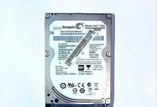 Жесткий диск Segate 500GB, Здоровье 100