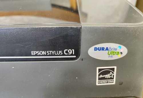 Принтер Epson Stylus C91