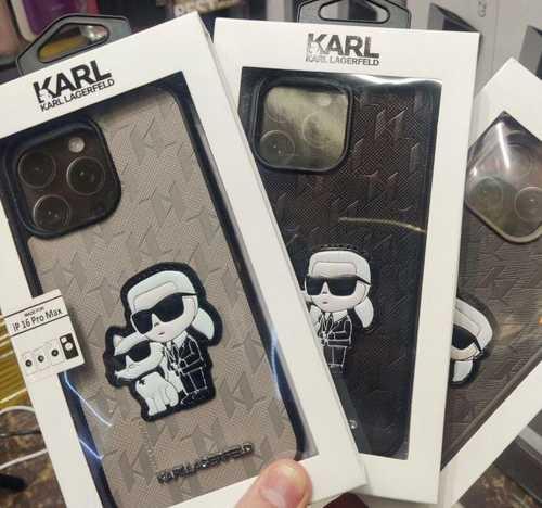 Чехол на iPhone 16 pro max karl lagerfeld