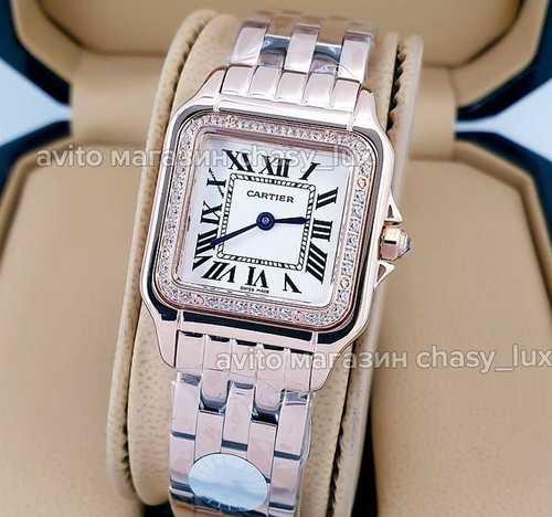 Часы Cartier Panthere Rose Gold