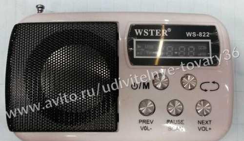 Радиоприемник колонка "wster" WS-822