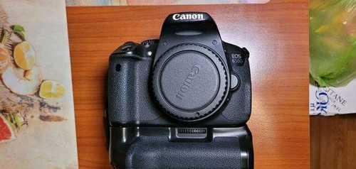Canon 650d + Батарейный блок