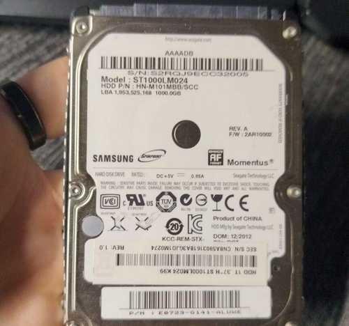 Hdd 1 tb для ноутбука