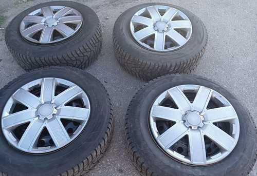Колеса в сборе 215 65 r16 зимние Hankook