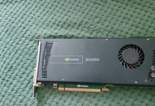 Видеокарта nvidia quadro 4000