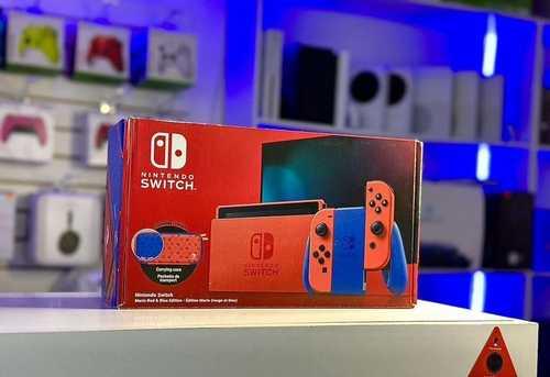 Nintendo switch mario edition прошитая 256гб