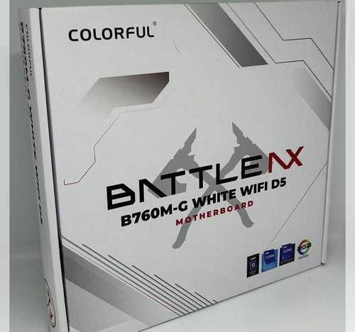 B760M-G white wifi d5 v20 Colorful BattleAX