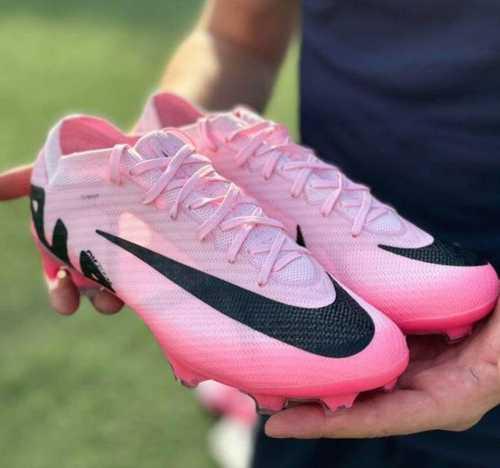 Бутсы Nike Mercurial air zoom pink