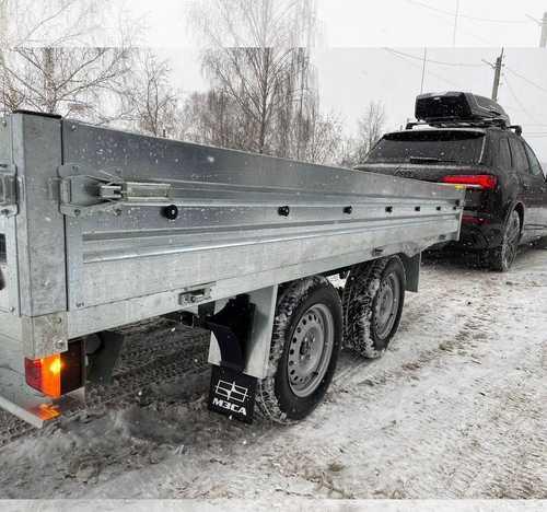 Прицеп легковой для перевозки более длинных грузов