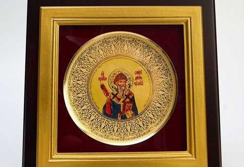 Тарелка икона Спиридон Тримифунтский