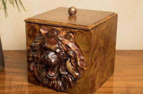 Ящик деревянный "Лев"