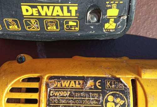 Шуруповерт dewalt 12v