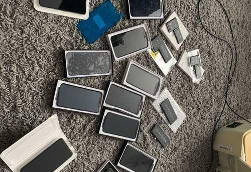 Дисплеи и аккумуляторы от айфонов
