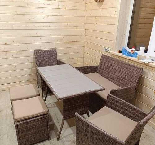 Комплект ручного плетения из ротанга