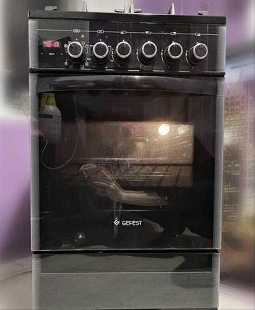 Комбинированная плита gefest 5502-03 0044, черный