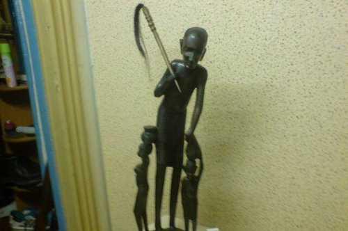 Скульптура, Африка, черное дерево