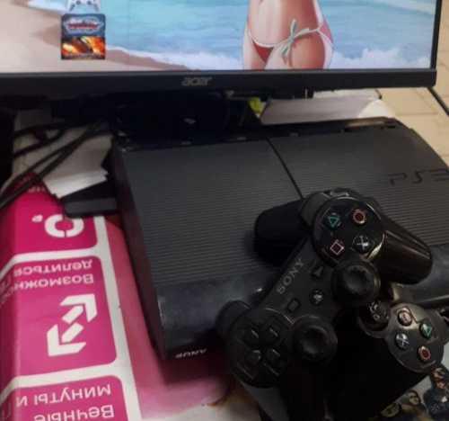 Игровая приставка ps3 super slim 1000 игр