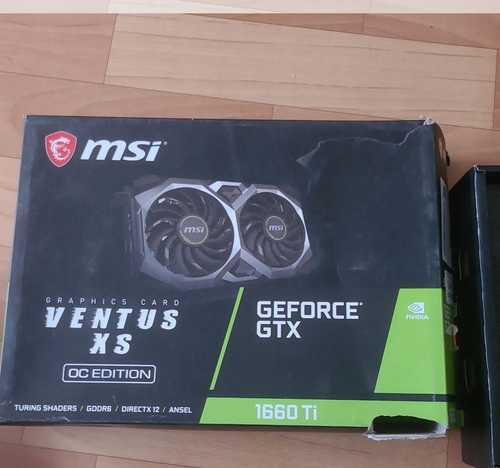 Видеокарты msi gtx 1660 ti