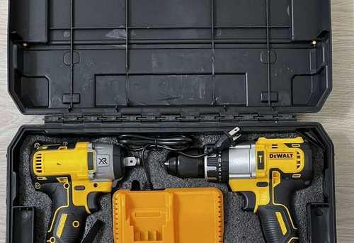 Аккумуляторный гайковерт и ударная дрель dewalt